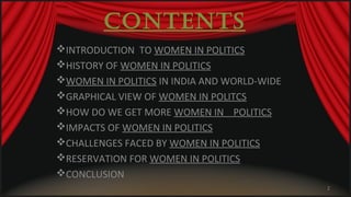 Women in politics | PPT