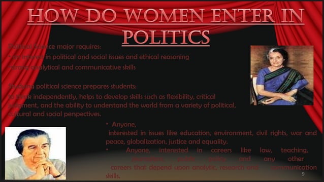 Women in politics | PPT | Civic affairs | Politics