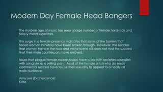 Women in Rock and Roll | PPTX