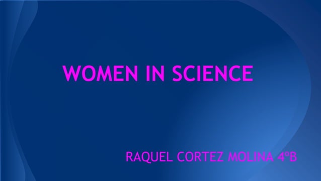 Women in science | PPT