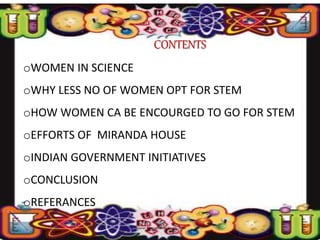 Women in science | PPTX