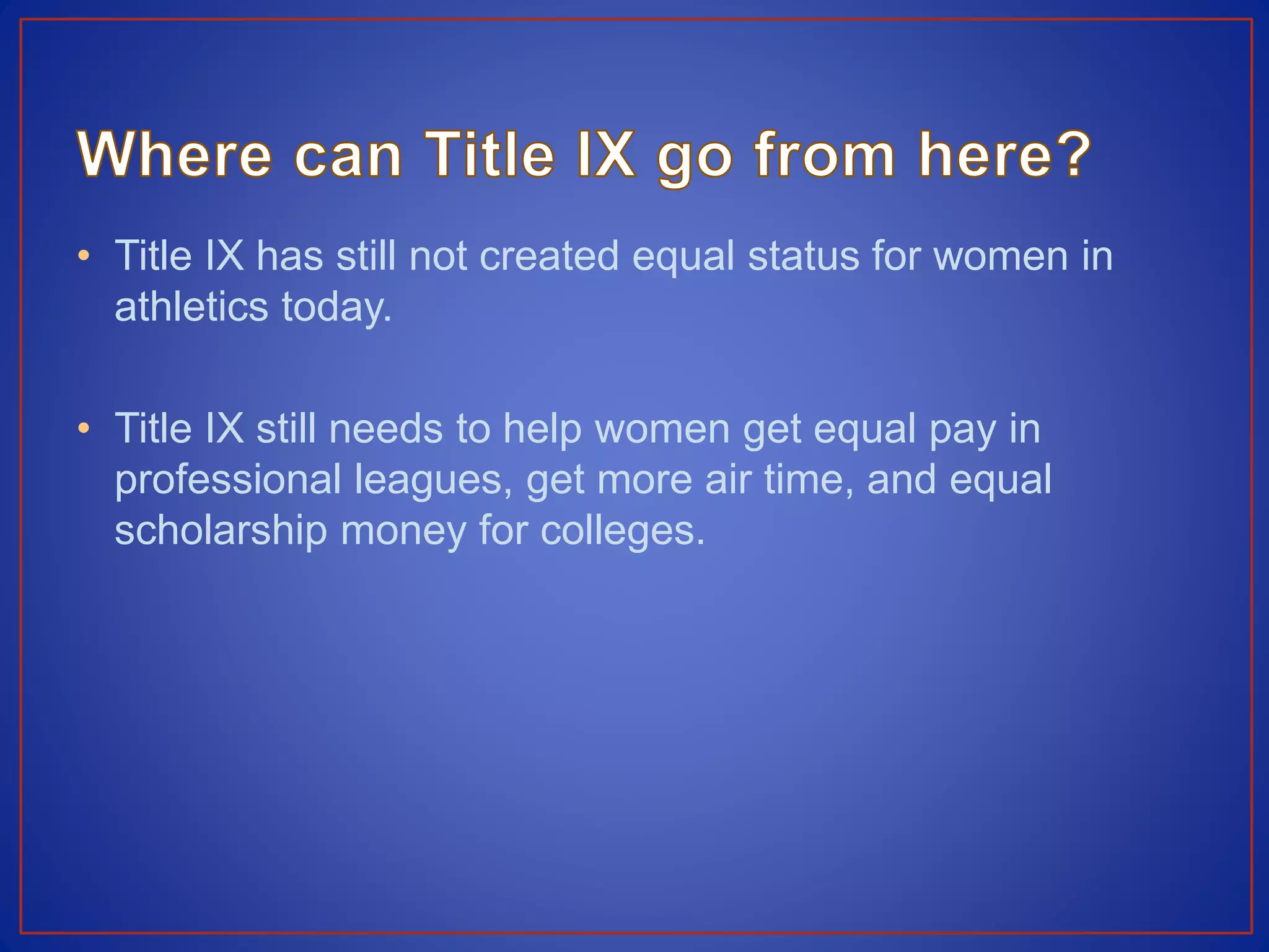 Women in sports powerpoint | PPTX