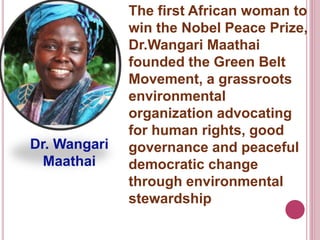 Women in sustainable development | PPTX