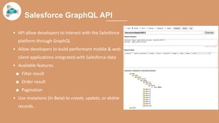 WOMEN IN TECH DREAMIN' 23 - Salesforce GraphQL | PDF
