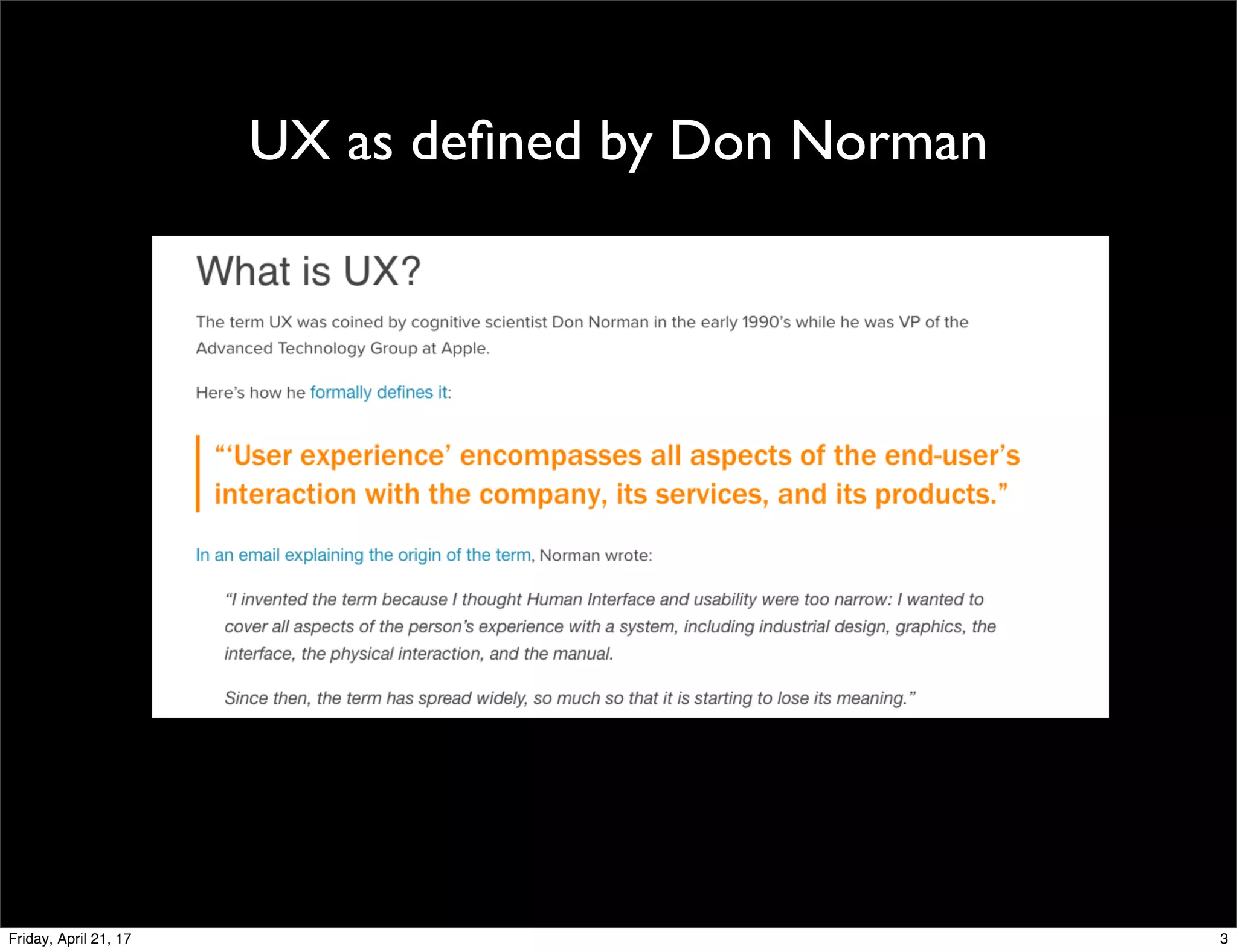 UX 101: An Introduction to Creating Great Experiences | PDF