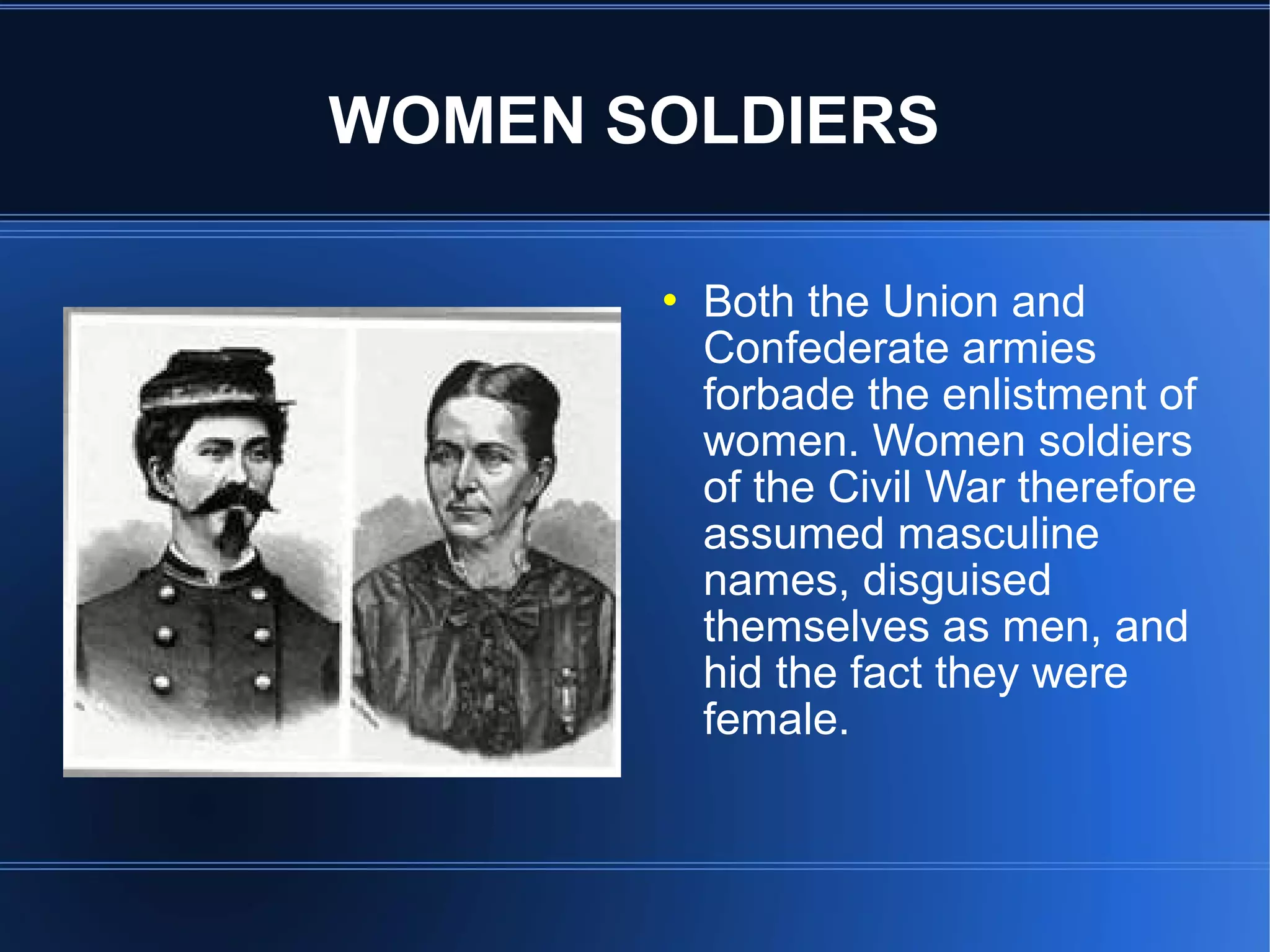 Women in the civil war | PPT