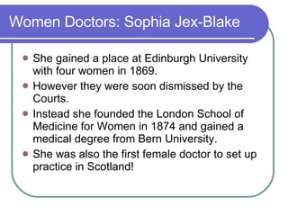 Women In The Medical Profesion | PPT