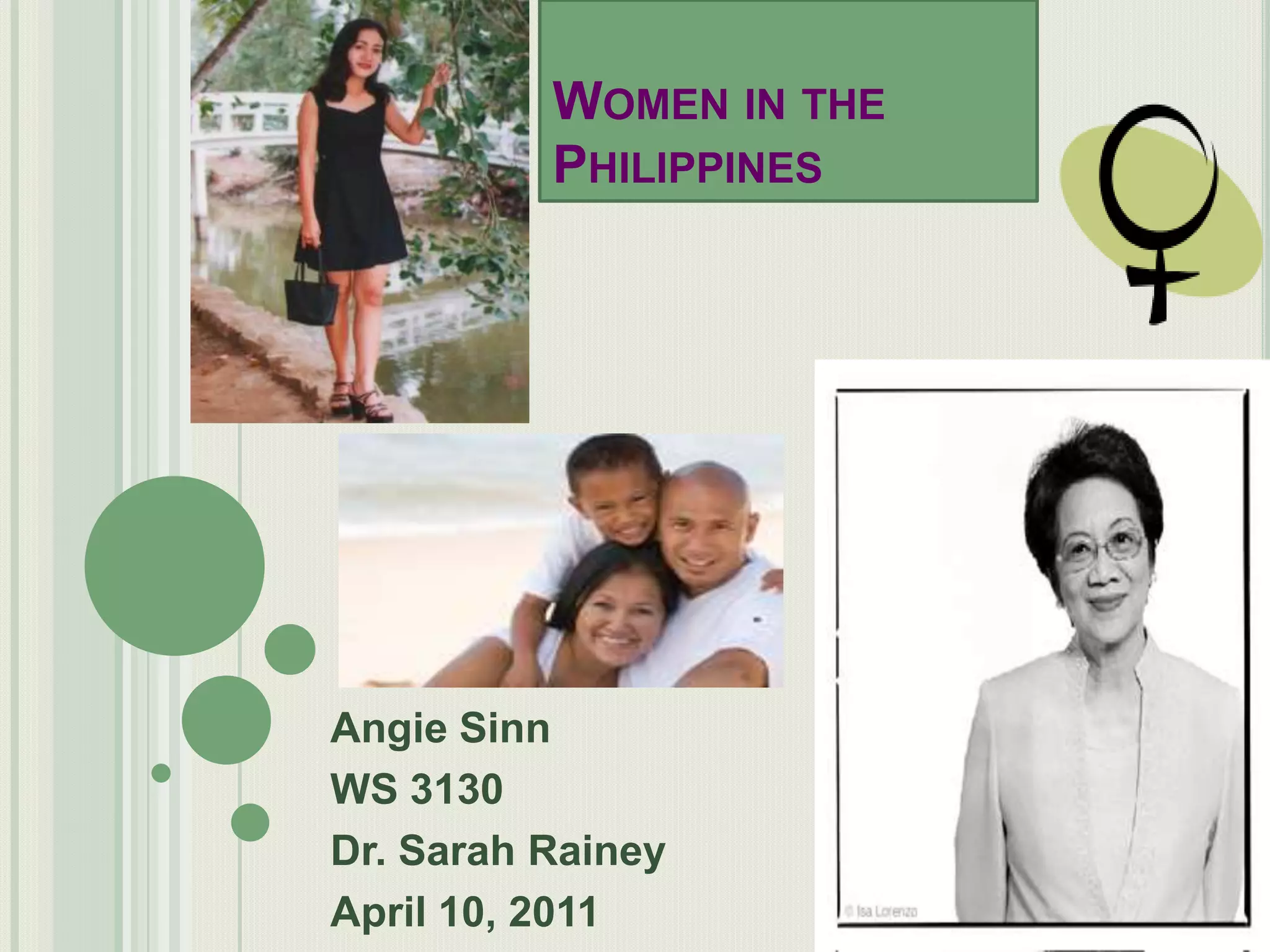 Women in the Philippines | PPT