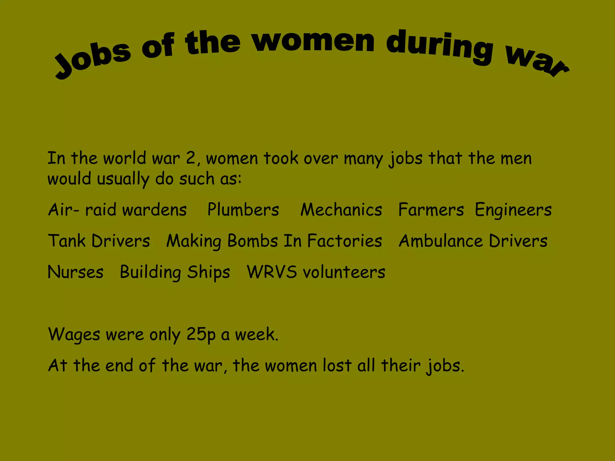 Women in World War II | PPT