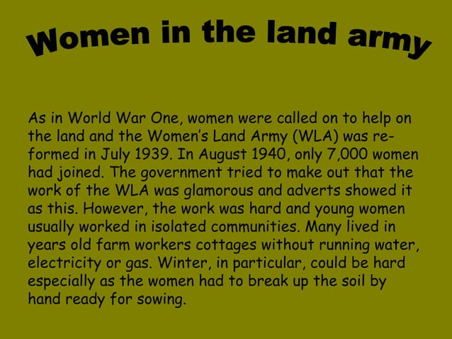 Women in World War II | PPT