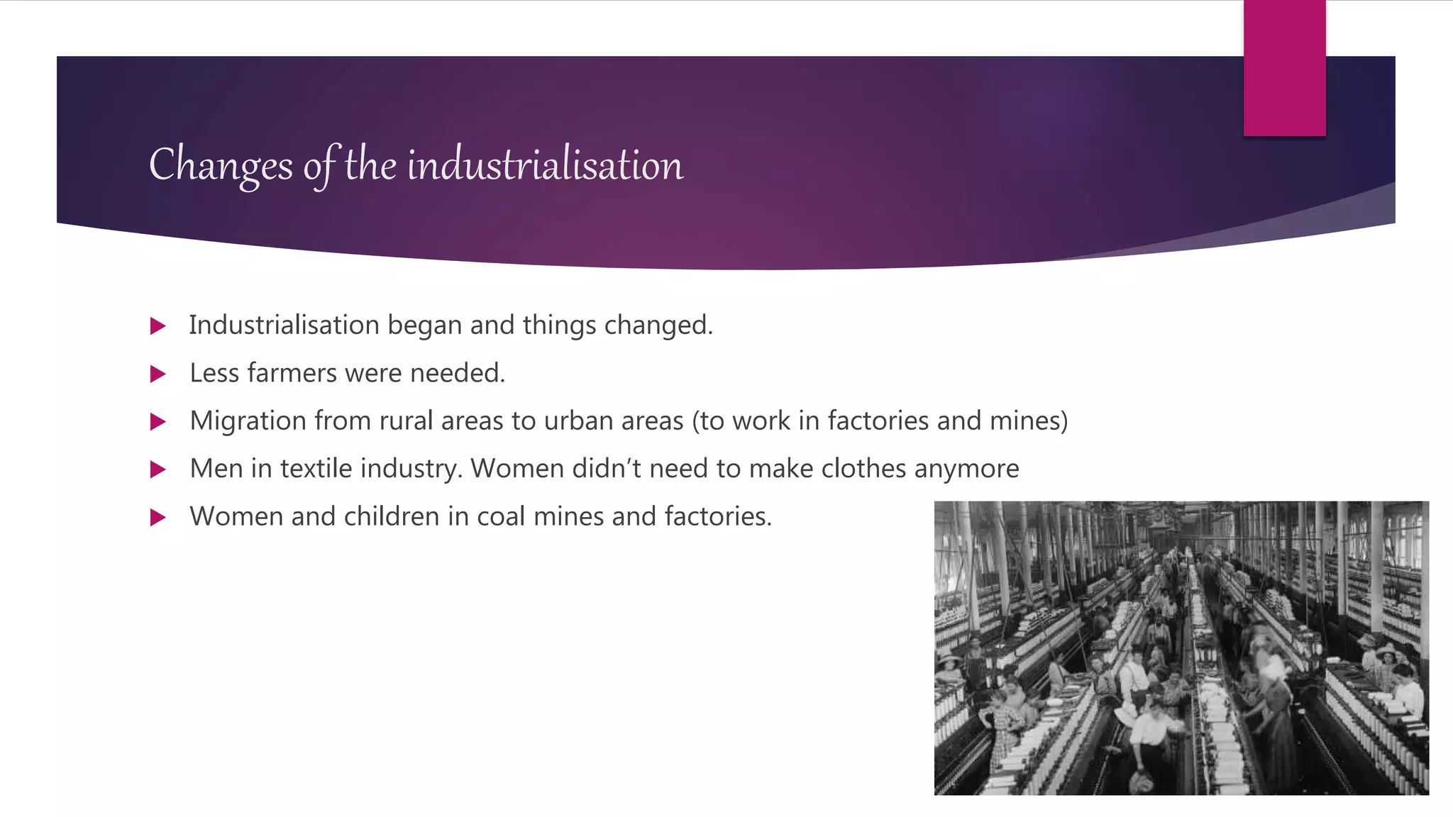 Women in the Industrial Revolution | PPT