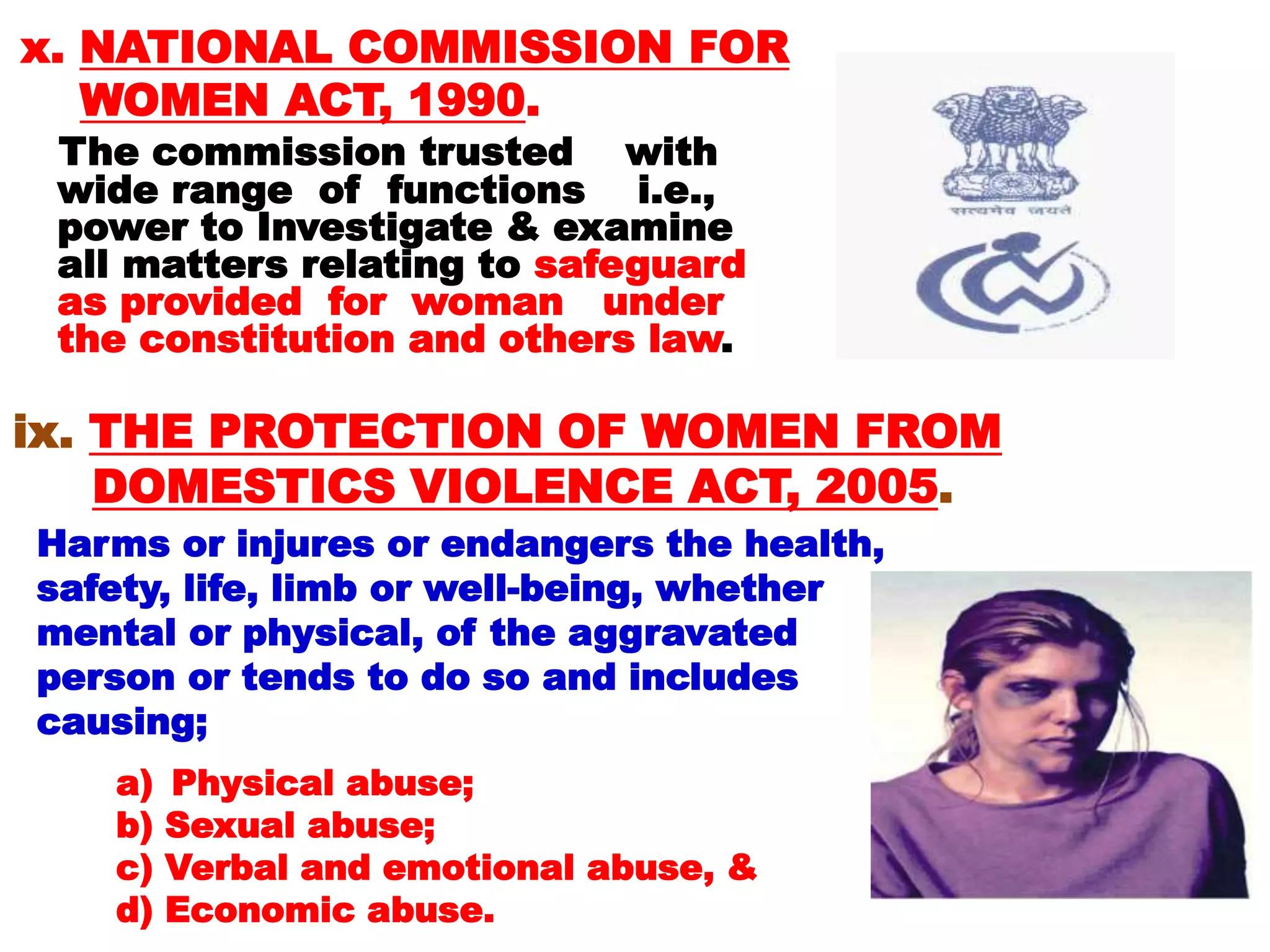 Women law (gender sensitivity) | PPTX