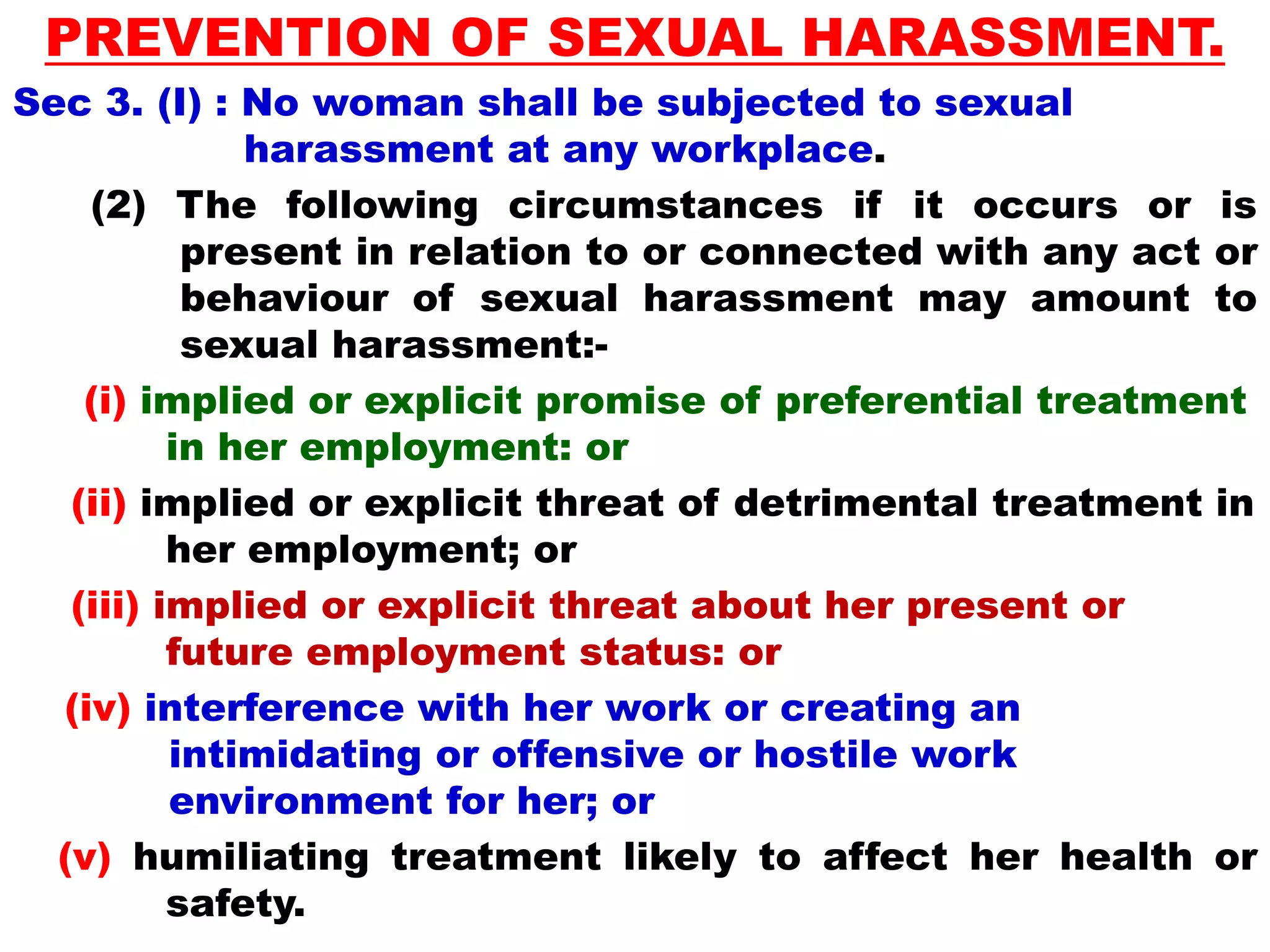 Women law (gender sensitivity) | PPTX