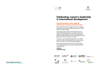 CDR Women leading change 2017 | PDF