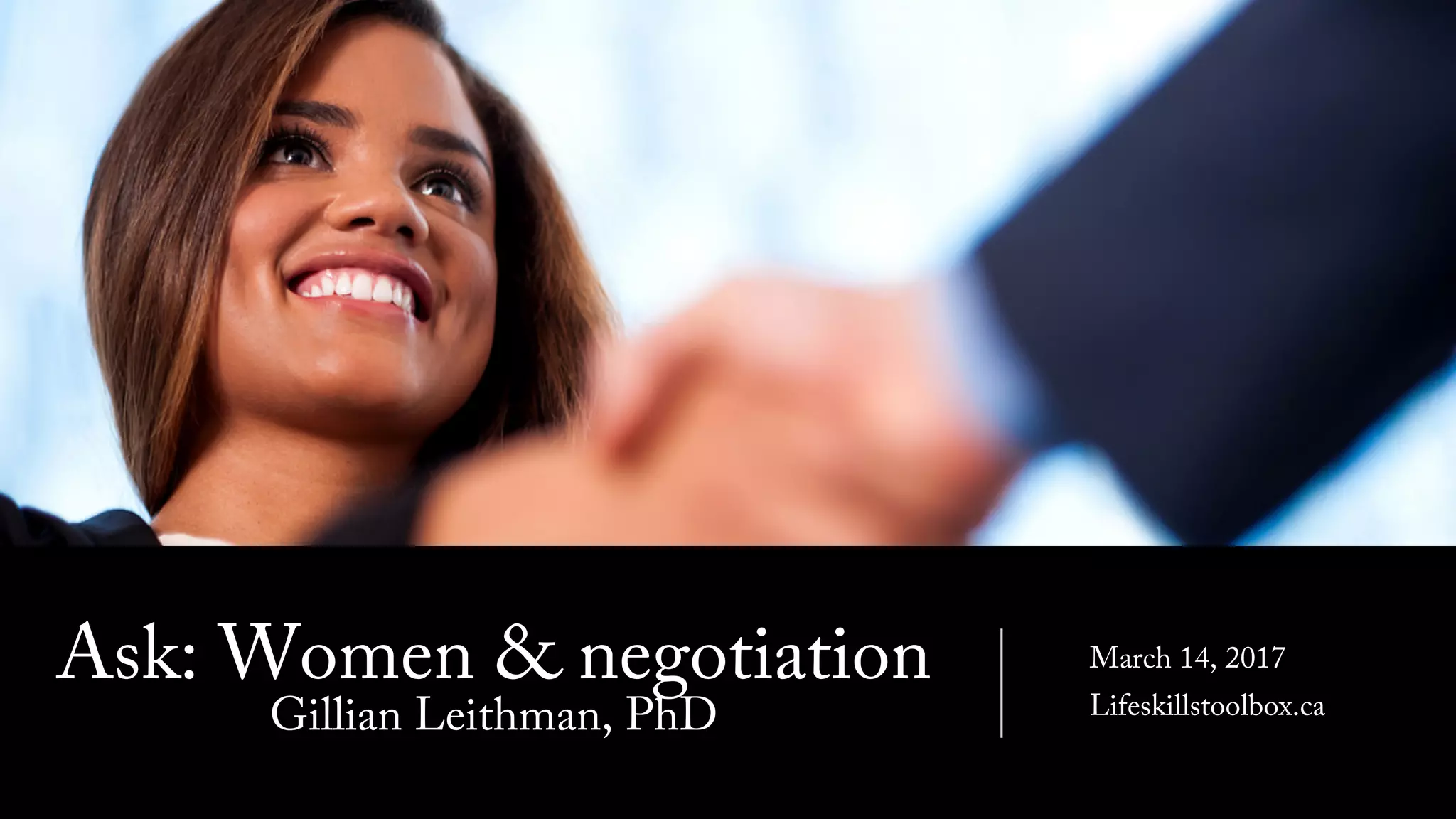 Women and negotiation | PDF