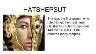 Women of ancient Egypt | PPTX