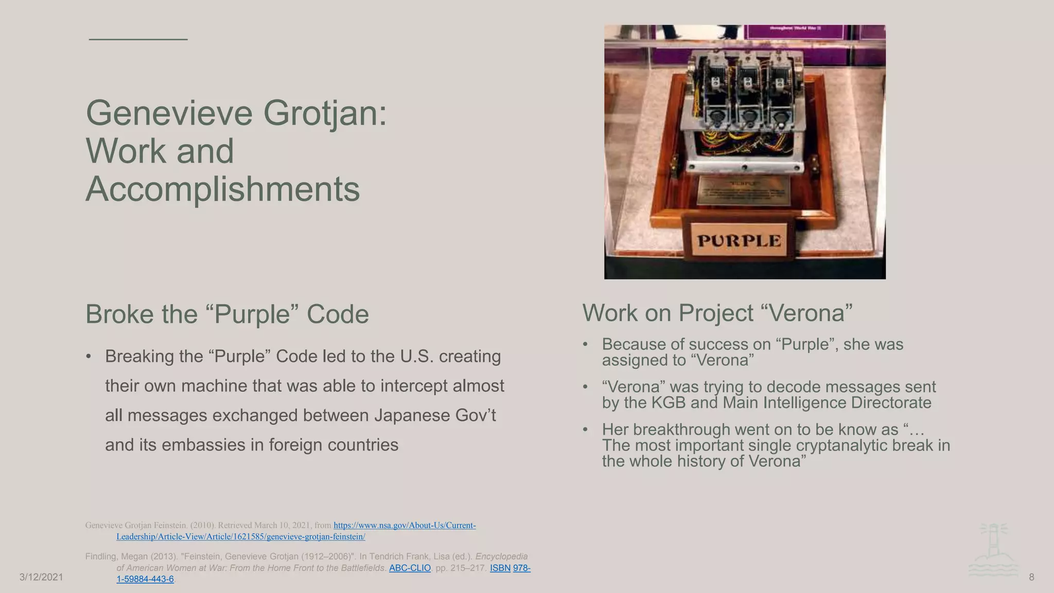 Important Women of History: Cryptography | PPTX