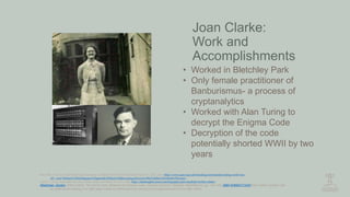 Important Women of History: Cryptography | PPTX