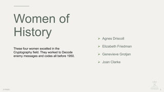 Important Women of History: Cryptography | PPTX