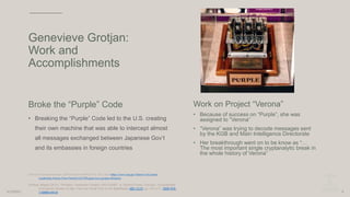 Important Women of History: Cryptography | PPTX