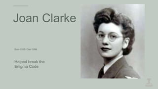 Important Women of History: Cryptography | PPTX