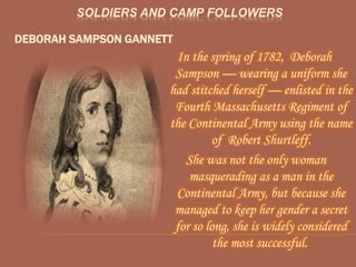 Women of the american revolution | PPTX