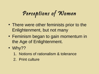 Women of the Enlightenment | PPT