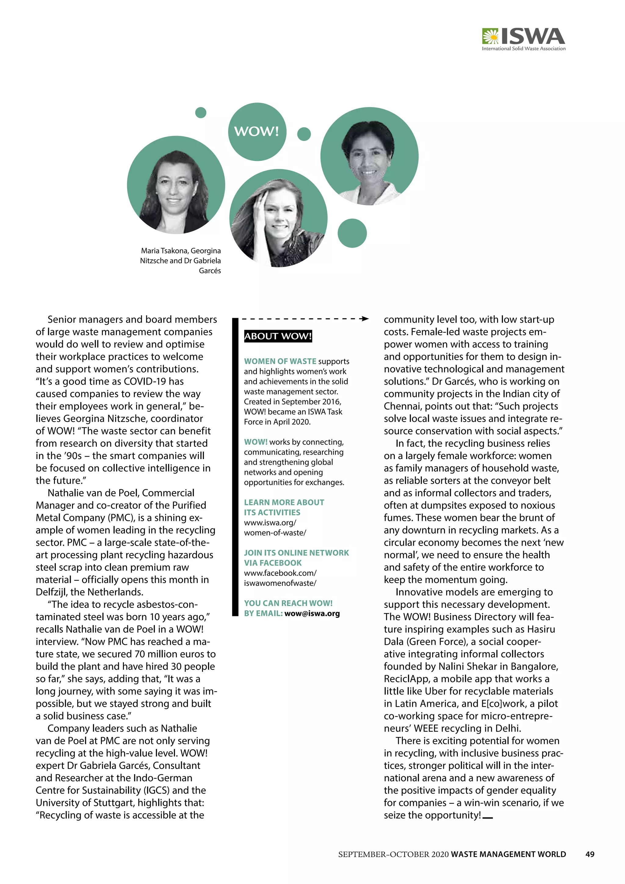 Women of Waste - The Recycling Business Relies on a Largely Female ...