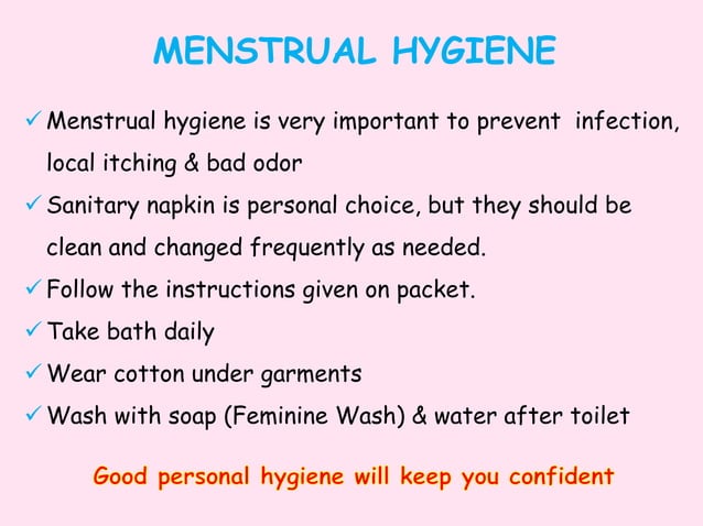 Women Personal Hygiene and Effective usage of Antibiotics | PPTX ...