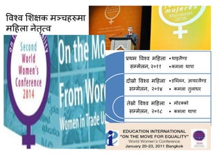 ने रा शि सङ्गठनको महिला नीति ( Women Policy in NNTA) | PPTX
