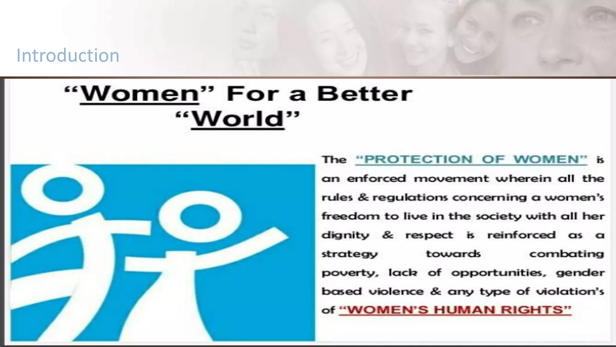 Women protection | PPTX