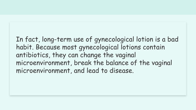 Women: Protect Your Private Parts in Different Periods | PPT