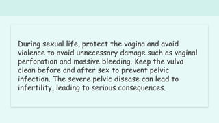 Women: Protect Your Private Parts in Different Periods | PPTX