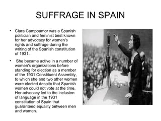 Women right to vote | PPT