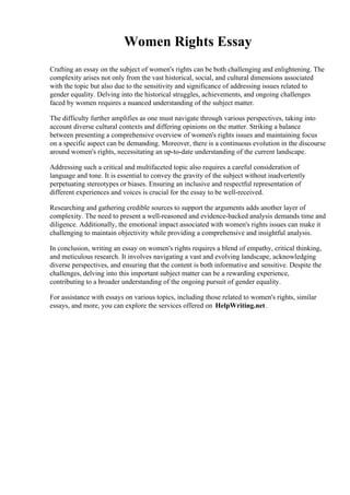 Women Rights Essay.pdf
