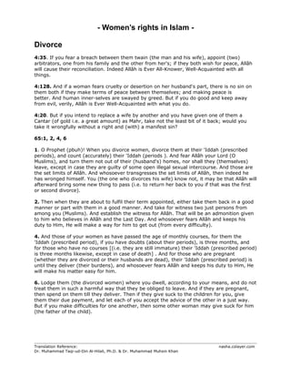 Women Rights In Islam | PDF