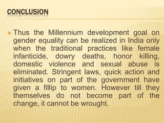 Women rights in India | PPTX