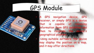 Women safety device with gps tracking and alerts | PPTX