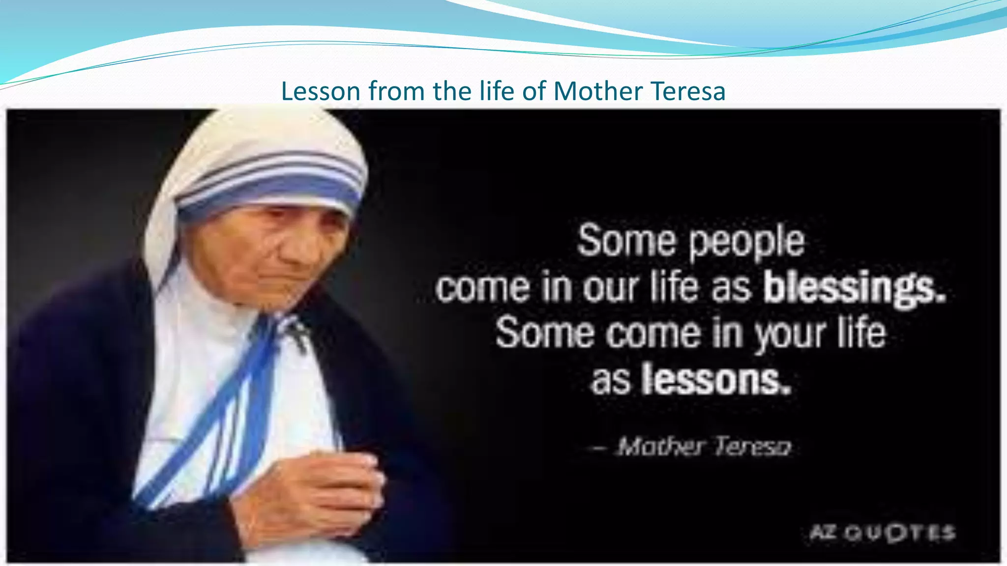 Womens day(mother teresa) | PPTX