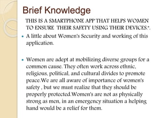 Women security application | PPSX