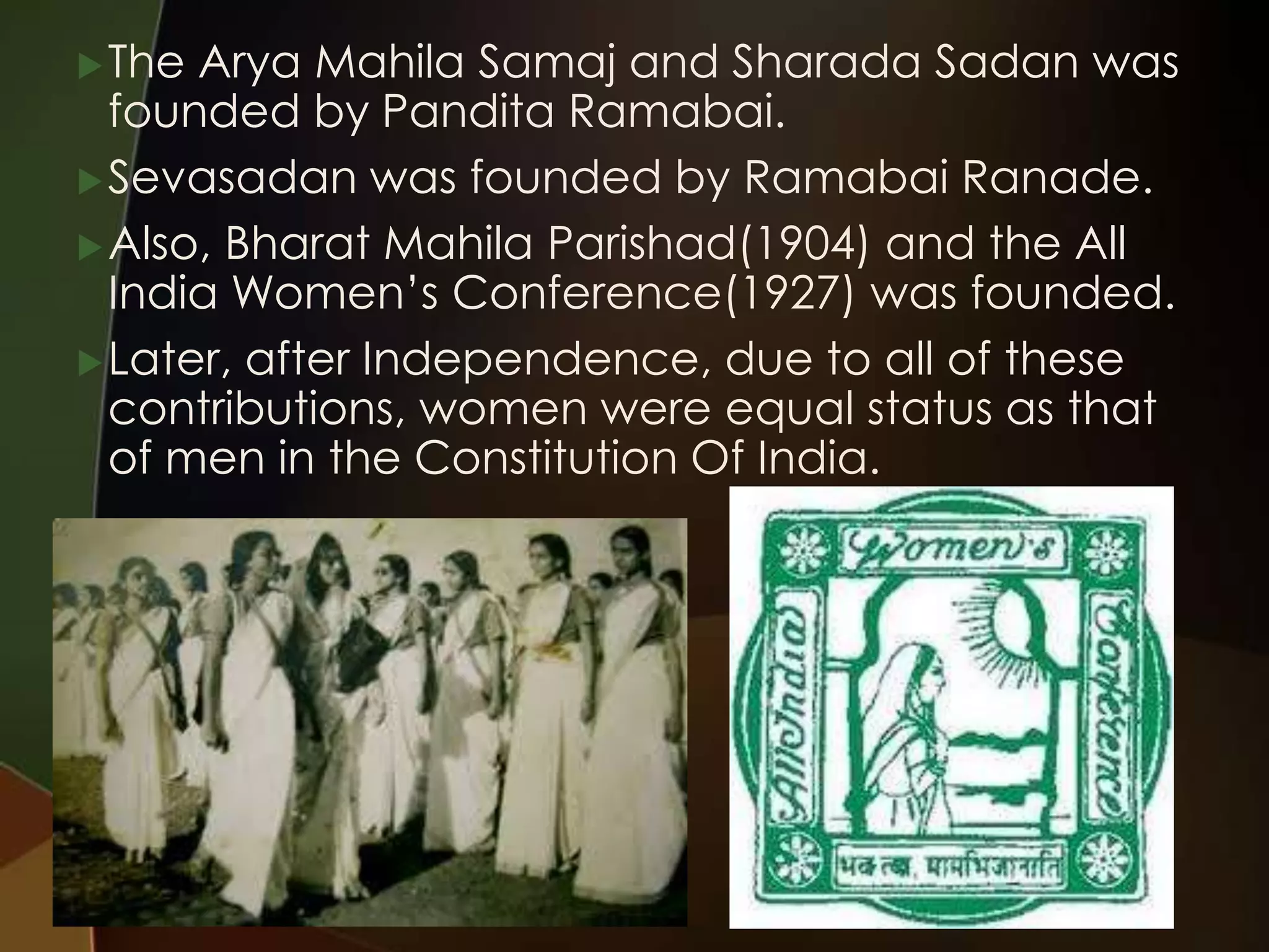 Women‘s emancipation in India | PPTX