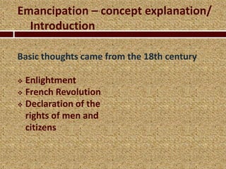 Womens emancipation 3 by kathrin corrected | PPT