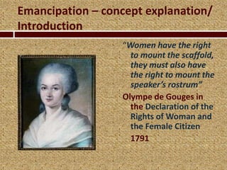 Womens emancipation 3 by kathrin corrected | PPT