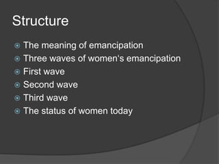 Womens emancipation sofia corrected | PPT