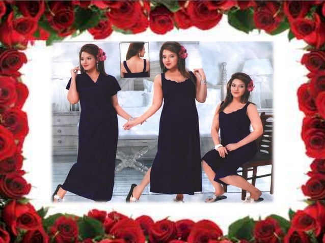 Women Sex Wear Night Dress Set Ppt