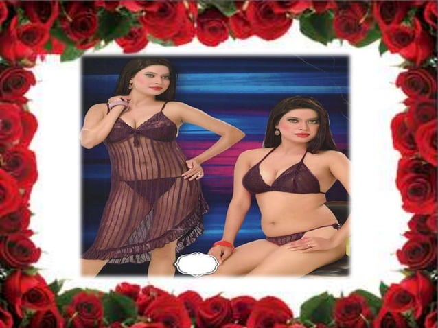 Women Sex Wear Night Dress Set Ppt