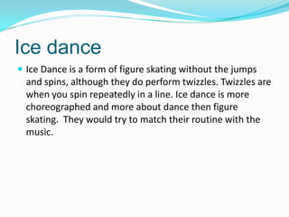 Womens Figure Skating & Ice Dance Powerpoint | PPTX