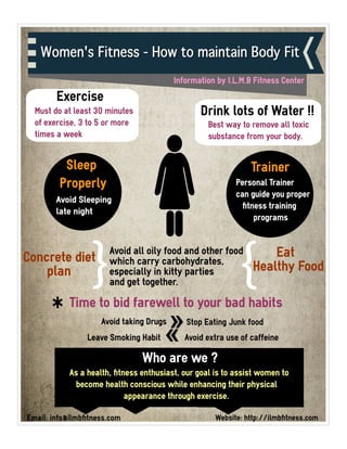 Women's fitness- How to maintain Body Fit | PDF