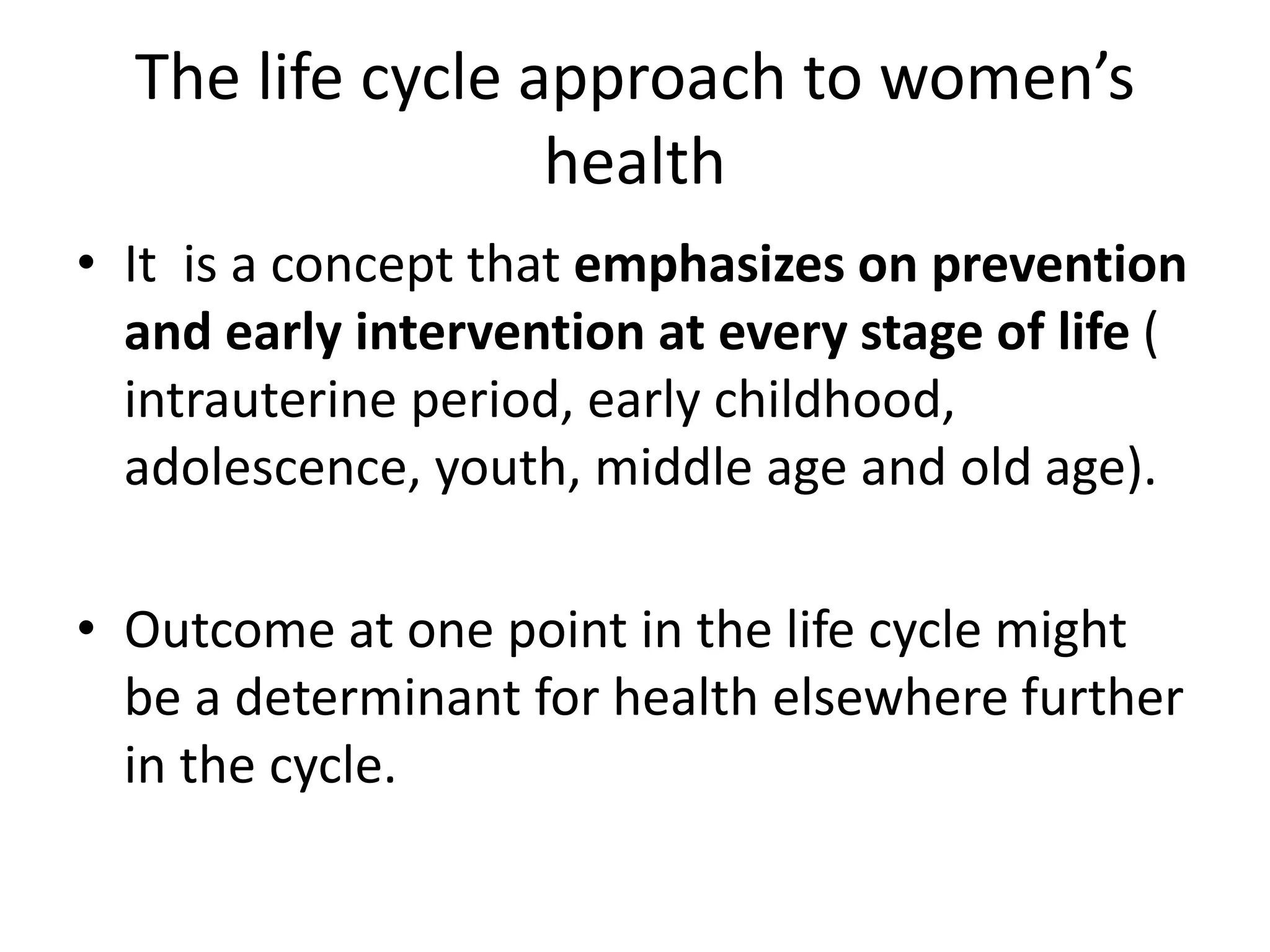 Women's health …..a life cycle approach.pptx