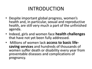 Women's health …..a life cycle approach.pptx